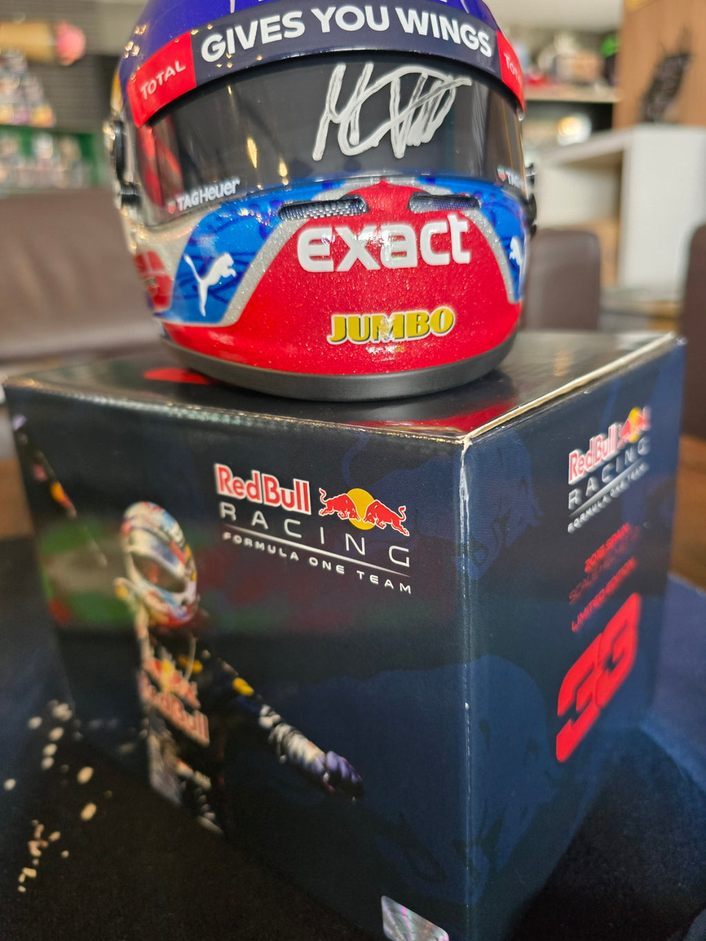Formula 1 Official - 1:2 Max Verstappen - Spain GP 2016 Mini Helmet ...